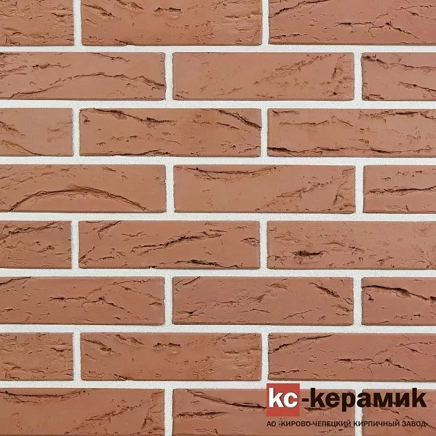 Кирпич керамический облицовочный КС-КЕРАМИК Терракот кора дерева 0,7НФ ...